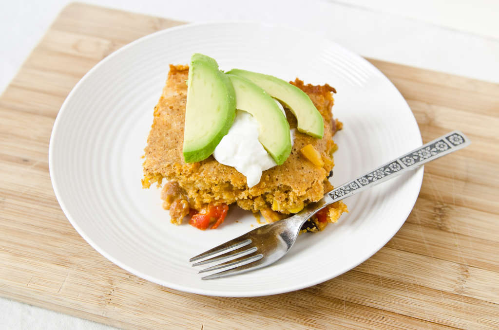 Cheesy Vegetable Tamale Pie - The Fig Tree
