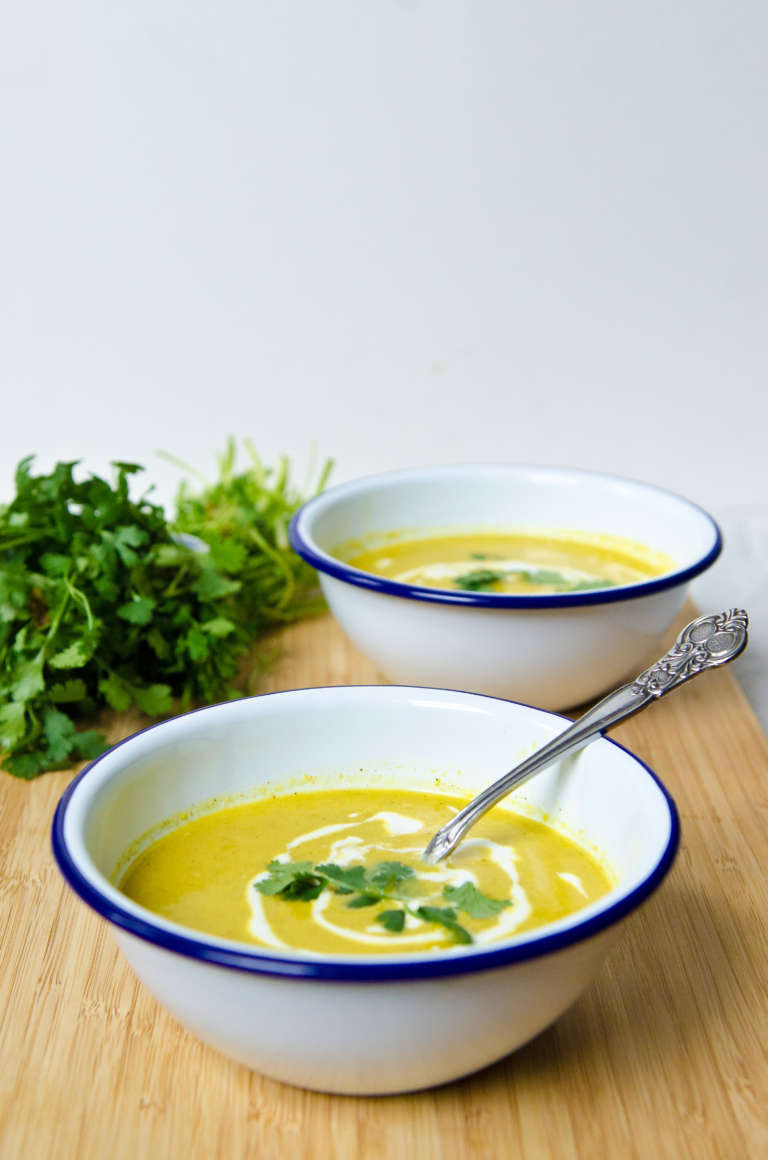 Curried Coconut Corn Chowder - The Fig Tree