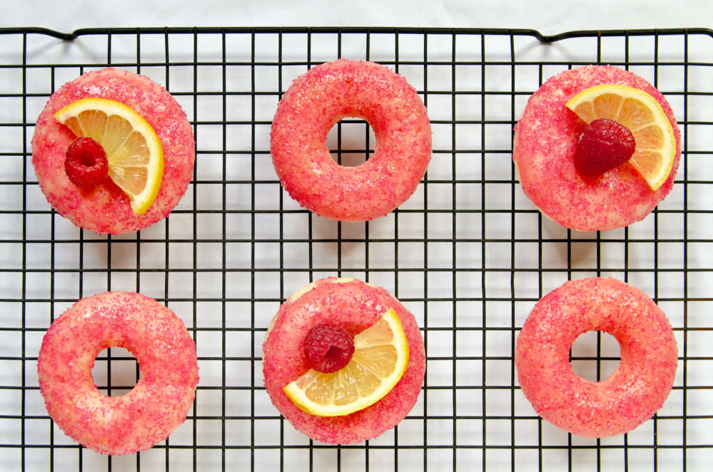 Baked Raspberry Lemon Donuts - The Fig Tree